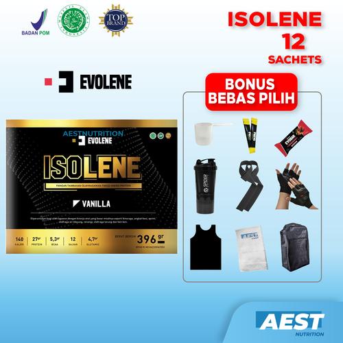 Jual Evolene Isolene Susu Whey Protein Isolate Kemasan Box isi 12 ...