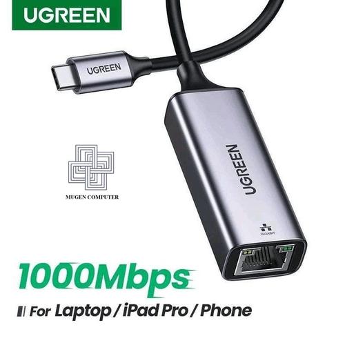 Jual UGREEN 50737 Adapter Ethernet usb Type-C to Lan RJ45 Gigabit ...