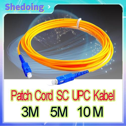 Jual Patch Cord SC UPC Kabel Fiber Optic 3M / 5M / 10M Fiber Optic SC UPC - 5 METER - Kab ...