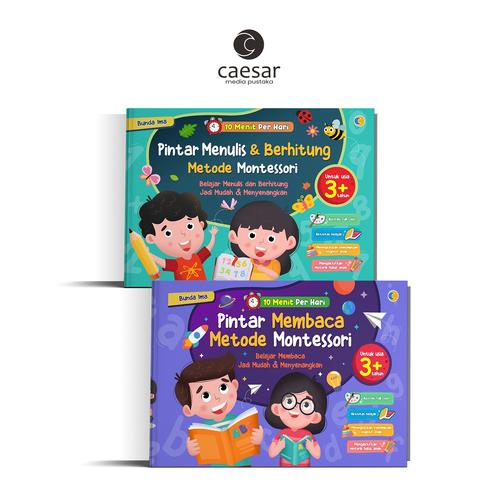 Jual Paket Pintar Membaca Menulis & Berhitung Metode Montessori Usia ...