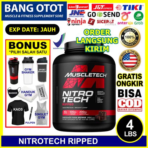 Jual NITROTECH RIPPED 4 LBS MUSCLETECH NITRO TECH RIPPED 4 LBS Whey ...