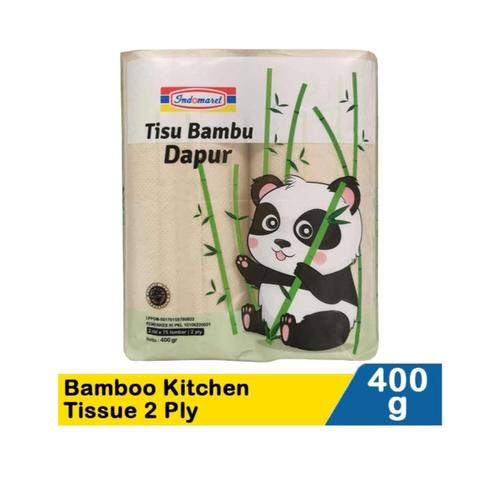 Jual Indomaret bamboo kitchen tissue tisu bambu dapur 2ply 400 gr 2x75 ...