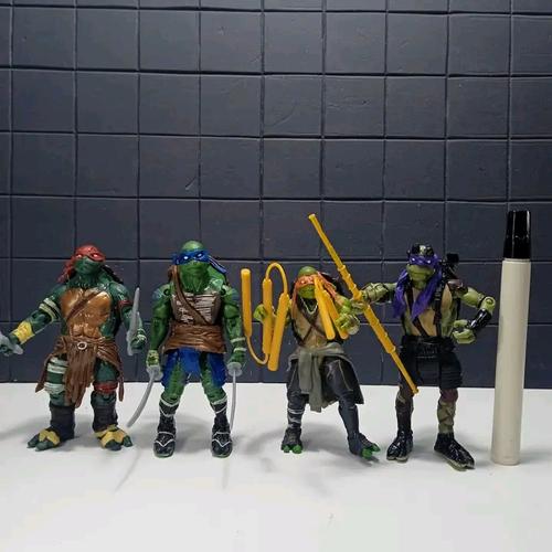 Jual action figure tmnt donatello michelangelo raphael leonardo teenage ...