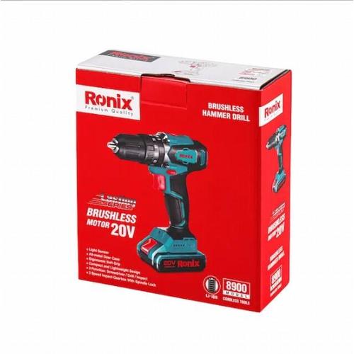 Jual RONIX Cordless Impact Drill 20V, 45N.M-Brushless Series 8900 Unit ...