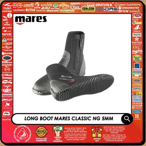 Jual Long Boot Mares Classic NG 5mm Sepatu Selam Karang Scuba Diving ...
