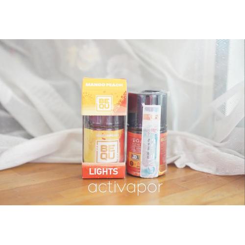 Jual BEQU LIGHTS V2 3mg Mango Peach Liquid Vape 60ml Beku Dingin Freeze ...