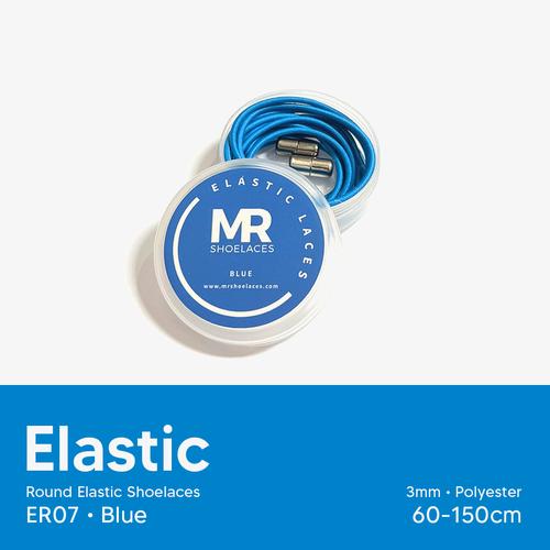 Jual MR Shoelaces ER07 Biru Blue Tali Sepatu Bulat Elastis 60cm 120cm 150cm - 120cm - Kota ...