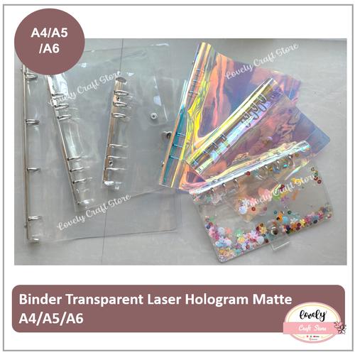 Jual Binder Transparent Binder Laser Hologram Binder Matte A4/A5/A6 ...