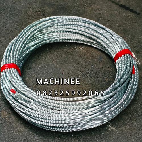 Jual Kawat Sling Baja 1.5mm 3mm 4mm 5mm 6mm 8mm 10mm 12mm seling full ...