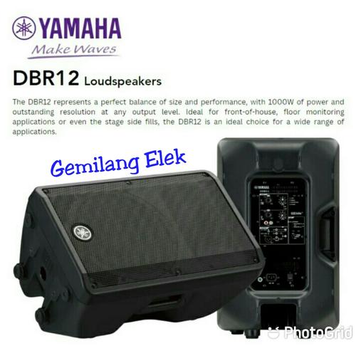Jual SPEAKER AKTIF YAMAHA DBR 12 ( 12 INCH) Original - Jakarta Barat ...