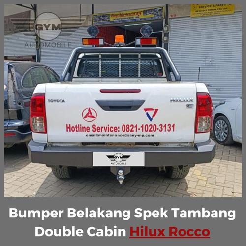 Jual Bumper Bemper Belakang Spek Tambang Double Cabin Hilux Rocco ...