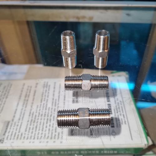 Jual Double Neple Drat Stainless Ss 304 1/4" inch Class 150 - Jakarta ...