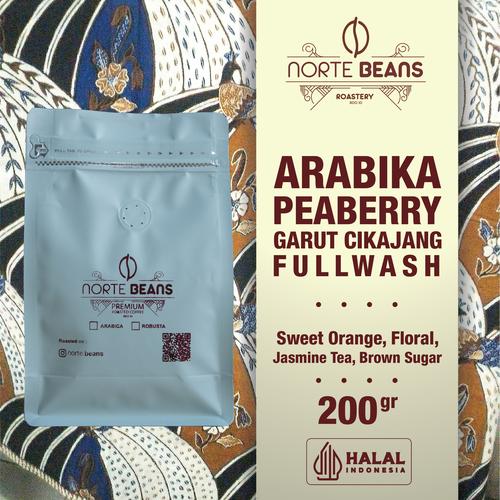 Jual Biji Kopi Arabika Garut Cikajang Lanang Peaberry Arabica Roasted ...