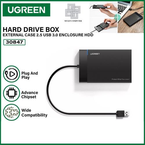 Jual UGREEN 30847 Case/Casing Enclosure HDD SSD USB 3.0 External ...