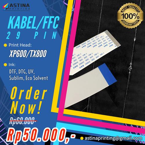 Promo Kabel Print Head FFC XP600 29 Pin 40 cm - Kab. Ngawi - Astina ...