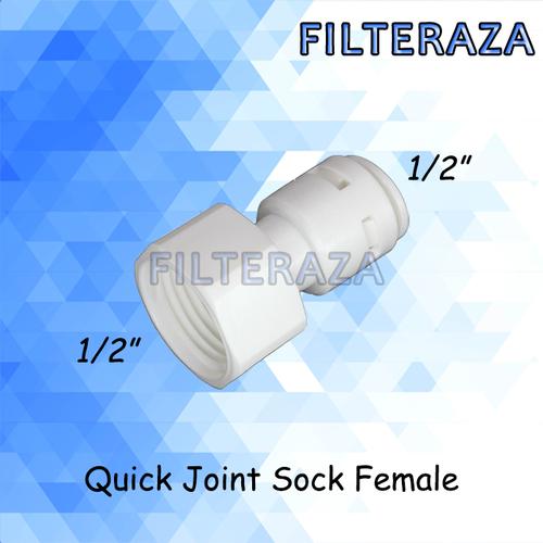 Jual Quick Joint Connector RO Sock / Lurus Female 1/2" x 1/2" - Jakarta ...