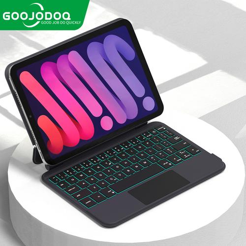 Promo GOOJODOQ Magic Keyboard w/ Backlight and Touchpad for iPad Mini 6 ...
