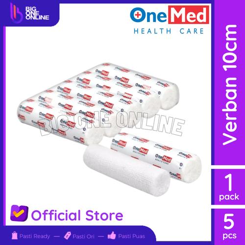 Promo OneMed Kassa Verban Gulung 10cm 5 Roll, Perban Kain Kasa Pembalut ...