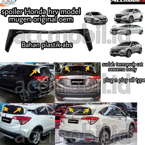 Jual Original Spoiler honda hrv plastik model mugen spoiler hrv mugen ...