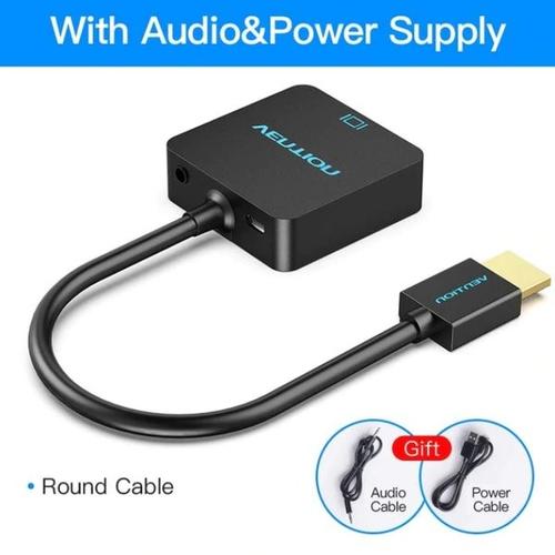 Jual Vention converter HDMI to VGA /with audio + power - ACR audio ...