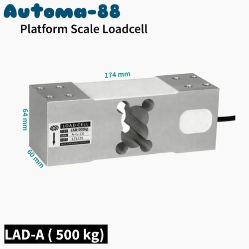 Jual LAD-A-500kg Panjang 17.4 cm Single Point Load Cell Sensor Cap. 500 ...