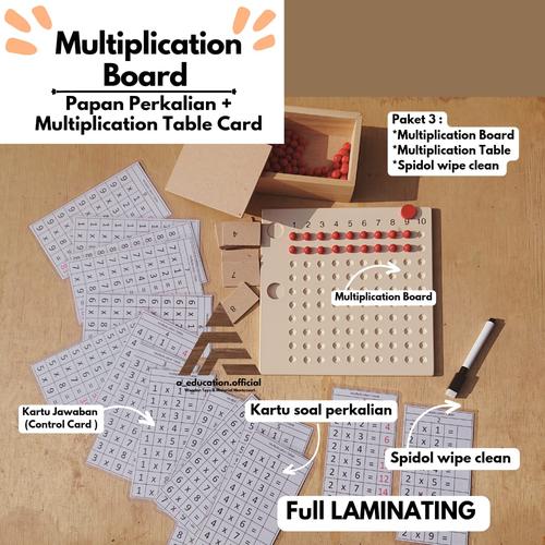 Jual Multiplication Board Montessori papan Perkalian - Kab. Jombang ...