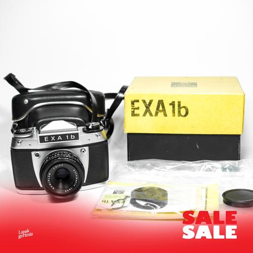 Jual KAMERA EXA 1B MEYER OPTIK DOMIPLAN 50mm f2.8 FULLSET SLR ANALOG ...