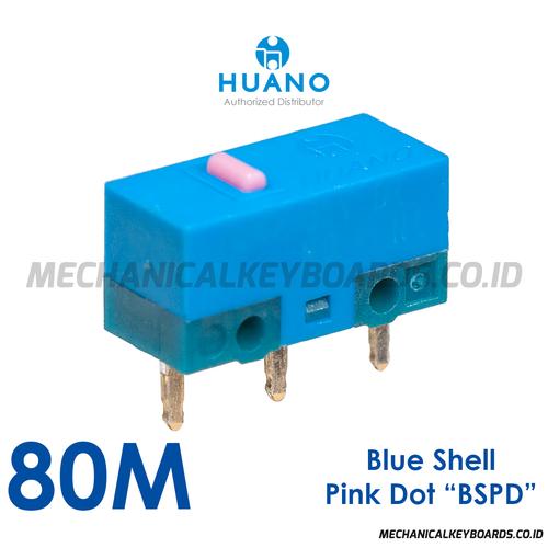 Jual Huano Blue Shell Pink Dot Mouse Micro Switch (80M) - Kota Semarang ...