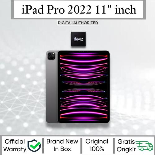 Jual iPad Pro 2022 11" Inch M2 128GB 256 512 1TB Silver Gray WIFI-Cellular - Jakarta Pusat ...