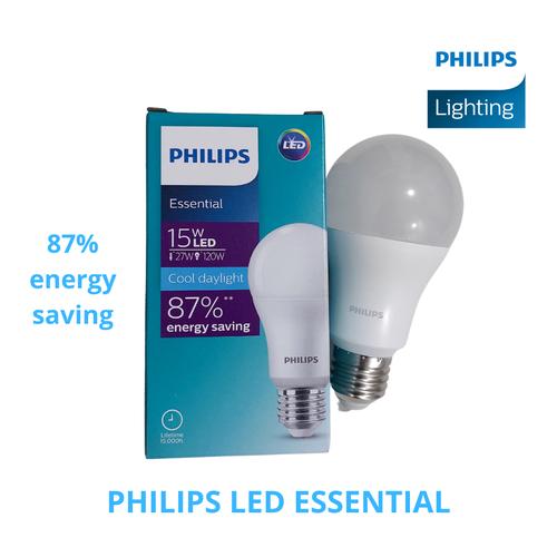 Jual Lampu Philips Essential Bohlam LED 15W E27 Cool daylight Putih - Kota Bandung - irsyad ...