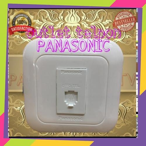 Jual OUTLET TELPON DINDING PANASONIC LENGKAP FRAME+RJ11 - Jakarta Utara ...