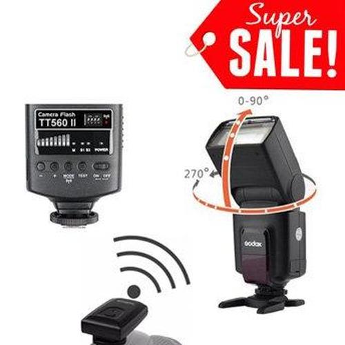 Jual Godox TT560 II + Wireless Trigger (Universal Speedlite/Flash ...
