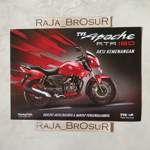 Jual Poster brosur katalog flyer TVS Apache RTR 160 RTR160 2011 - Kab ...