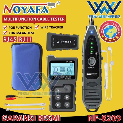 Jual NOYAFA NF-8209 Kabel Tracker Lan Tester Network Length RJ45 RJ11 ...