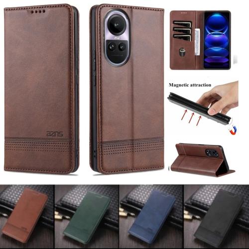 Jual Oppo Reno 10 pro 5G Flip Case Wallet Leather cover Dompet Kulit ...