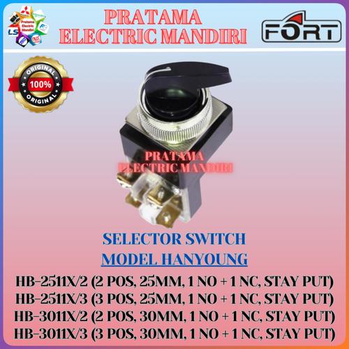 Jual FORT SELECTOR SWITCH STAY HB-2511X/2 HB-2511X/3 HB-3011X/2 HB ...