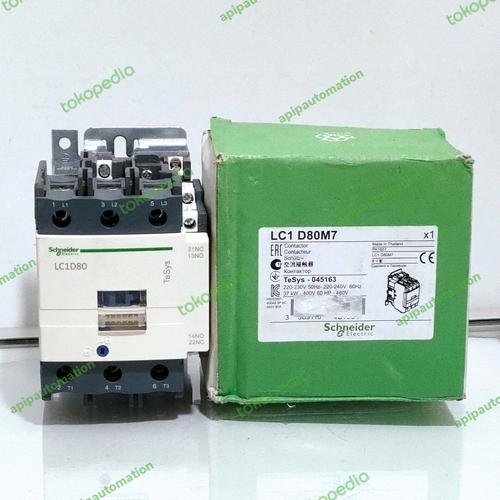 Jual KONTAKTOR SCHNEIDER LC1D80M7 220VAC AC3:80A UNIT ASLI - Kab ...