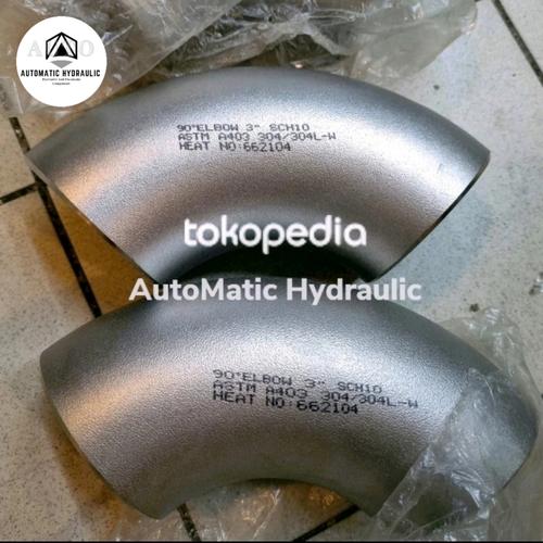 Jual ELBOW LAS SS304 21/2" INCH SCH 10/ ELBOW LAS STAINLESS SS304 SC 10 ...