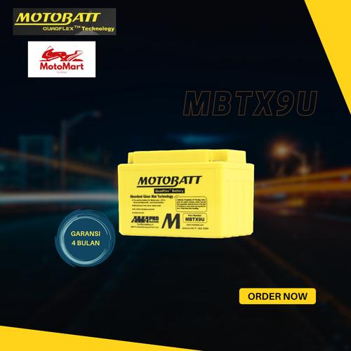 Jual Motobatt Quadflex MBTX9U KAWASAKI Ninja 250 FI- 10.5Ah (Garansi 4 ...