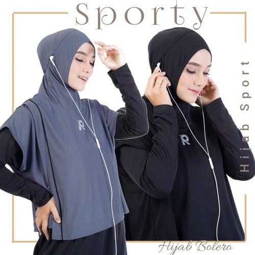 Jual Jilbab Hijab Sport Sporty Olahraga Xena Bolero Rompi Vest Olahraga ...