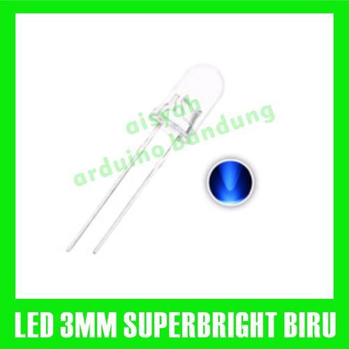 Promo LED 3MM 3 MM BIRU CLEAR BENING NYALA WARNA BIRU BLUE - Kota ...