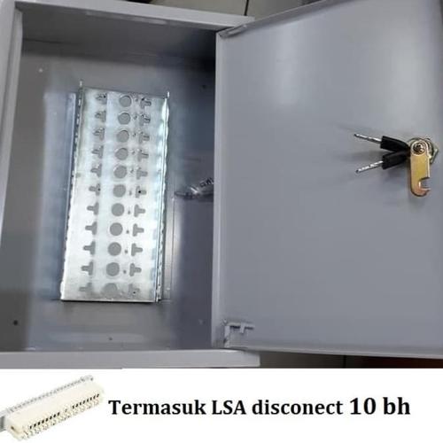 Jual Box MDF 100 pair Lengkap /Terminal box 100 Pair komplit LSA Frame ...