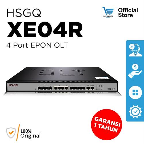 Jual [𝗢𝗥𝗜𝗚𝗜𝗡𝗔𝗟] OLT EPON HSGQ XE04R OLT 4PON 10GE uplink FREE 4SFP - OLT ONLY - Kota Surabaya ...