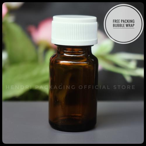 Jual Botol Kaca Amber Tebal 10ml Tutup Ulir Screw Cap - Botol PD - Kab ...