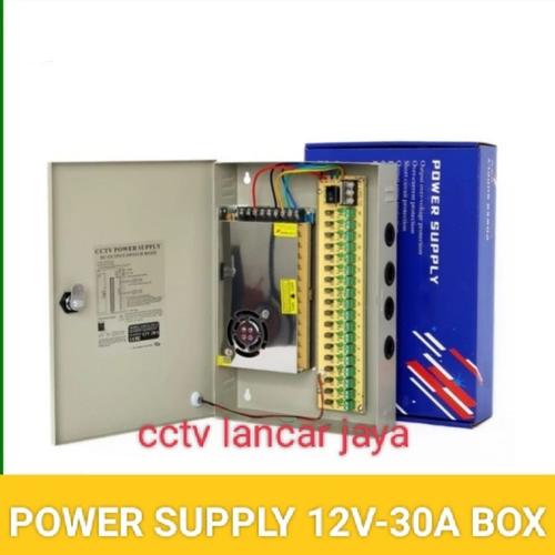 Jual PSU BOX DC 12V 30A ADAPTOR CCTV 12 VOLT 30 AMPERE - Jakarta Utara ...