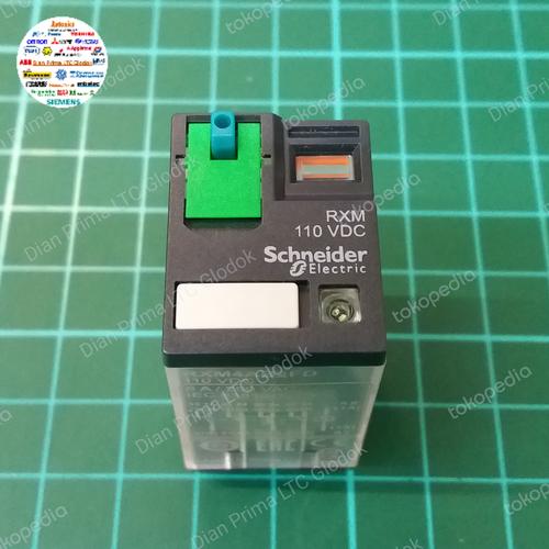 Jual Schneider Relay RXM4AB2FD 110 Vdc 4NO 4NC 6A 250 VAc + Manual test ...