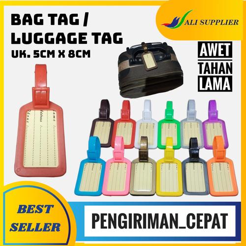Jual BAG TAG LUGGAGE TAG NAME TAG GANTUNGAN UNTUK DI KOPER ATAU TAS ...