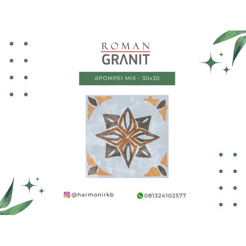 Jual Granit Roman 30x30 dPompeii Mix Motif Vintage - Kota Bandung ...