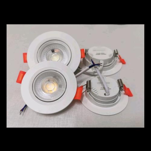 Jual lampu downlight led cob 3w 5w 7w panel inbow kabinet lemari 3 5 7 ...