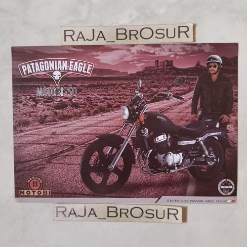 Jual Poster brosur katalog Benelli Motobi 250 Motobi250 Patagonian ...